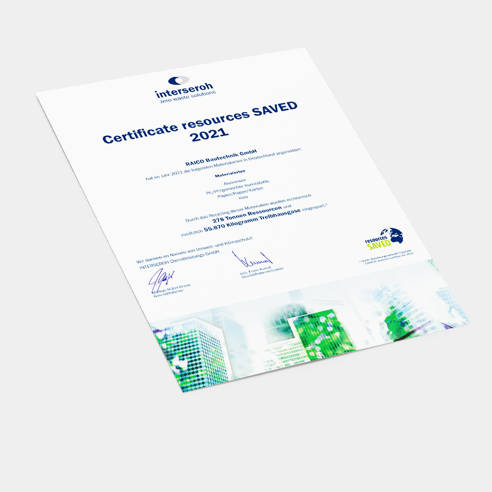 RAICO - Prospekte & Zertifikate